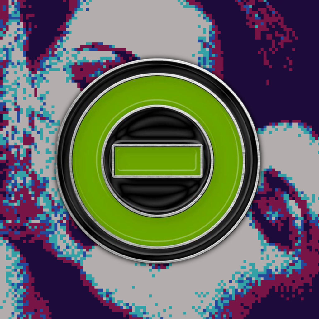 ‘Type O Negative’ - Negative Symbol Pin – Nightbringer Merch