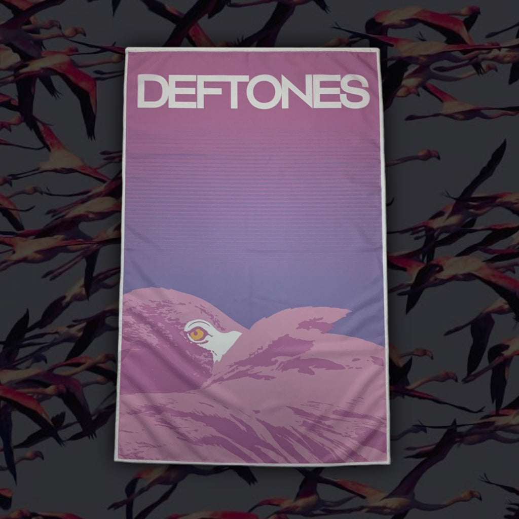 ‘Deftones’ - Flamingo Flag – Nightbringer Merch