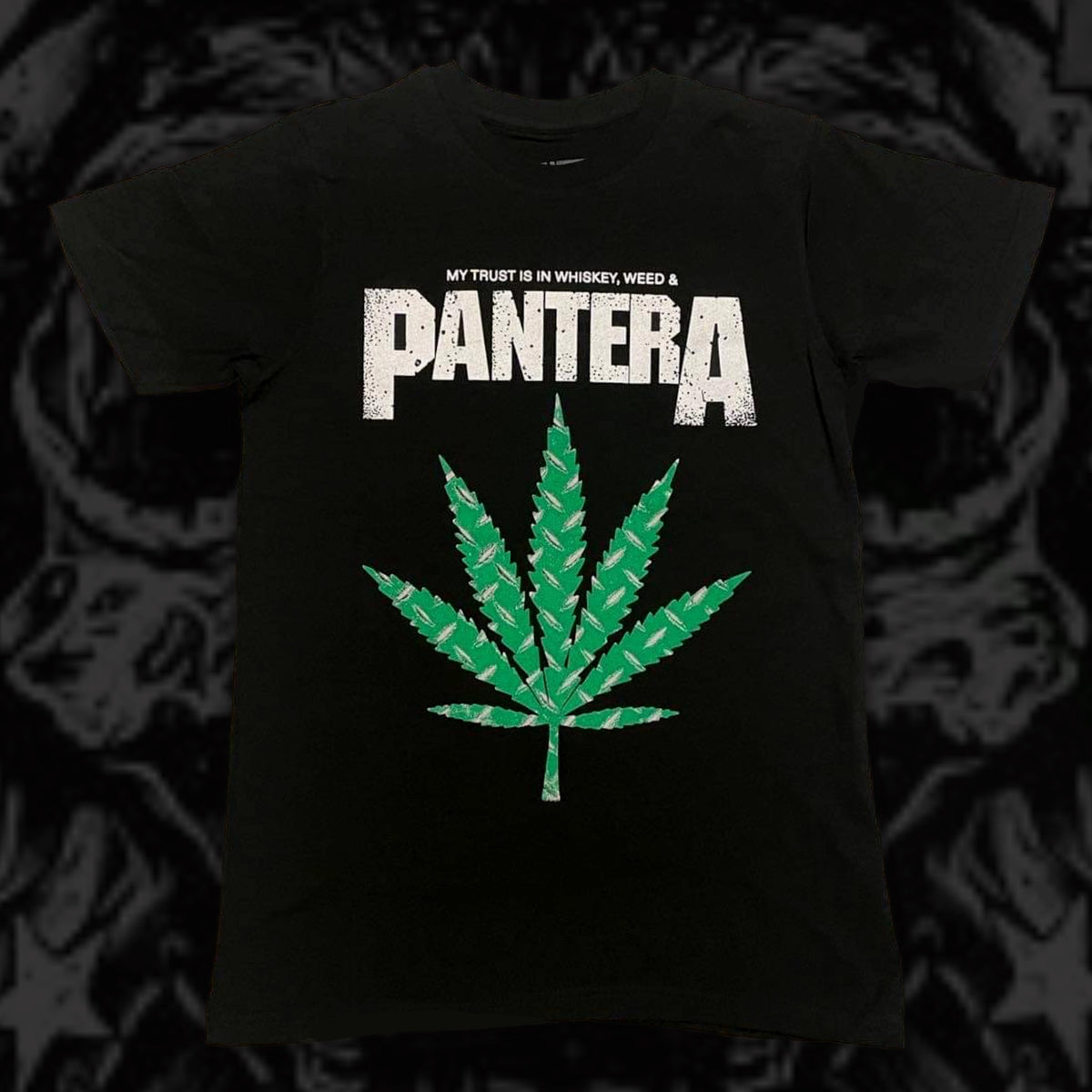 ‘Pantera’ - Whisky N’ Weed T-Shirt – Nightbringer Merch